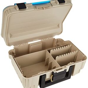 Plano 1349-00 Two Level Magnum 3449 Tackle Box, Sandstone/Blue, One Size