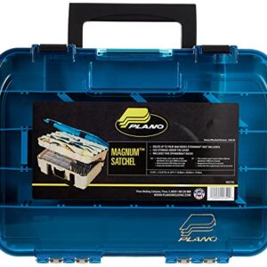 Plano 1349-00 Two Level Magnum 3449 Tackle Box, Sandstone/Blue, One Size