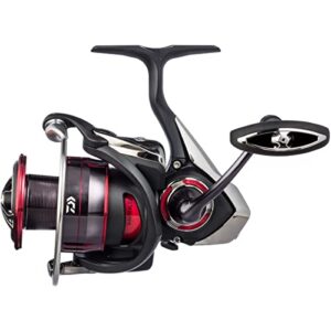 daiwa fglt2500d fuego lt spinning reel with 6+1 5.3:1 fglt2500d, black