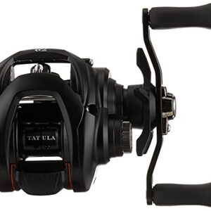 Daiwa, Tatula Baitcasting Reel, 100, 8.1:1 Gear Ratio, 8 Bearings, 11 lb Max Drag, Right Hand , Black