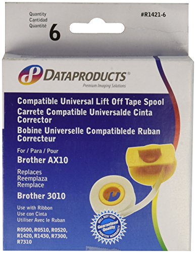 Dataproducts #R1421-6 Compatible Universal Lift Off Tape Spool For Brother AX-10 - Replaces R0500, R0510, R0520, R1420, R1430, R7300, R7310