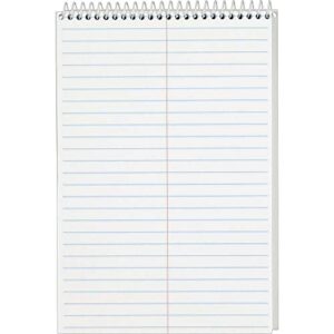 TOPS Products Steno Book, Gregg Rule, 80 Sheets/PD, 6"x9", White TOP8020 -(Pack of 12)