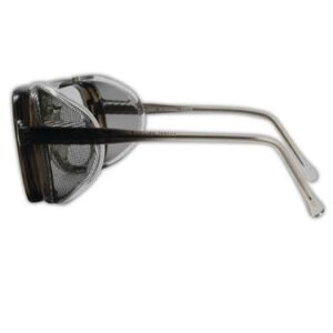 3M 34453754 F6000 Series Plano Safety Glasses, Standard, Smoke