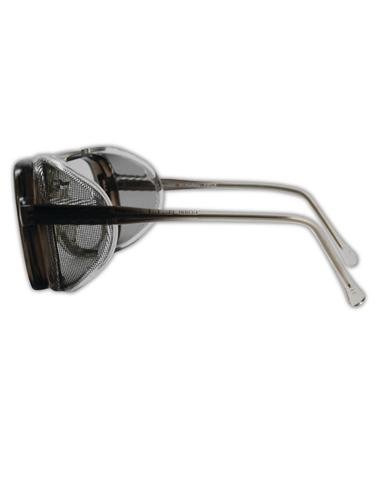 3M 34453754 F6000 Series Plano Safety Glasses, Standard, Smoke