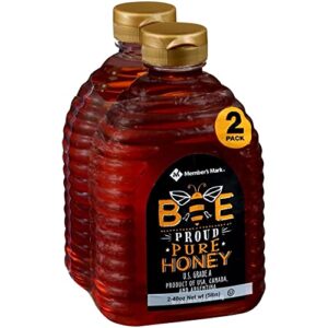 Member's Mark Bee Proud Pure Honey, 40 Ounce (Pack of 2)