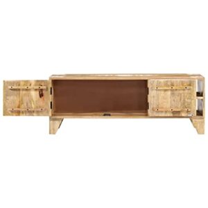 vidaXL TV Cabinet 43.3"x11.8"x15.7" Solid Wood Mango