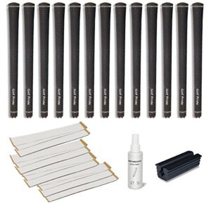 golf pride tour velvet junior – 13 pc golf grip kit (with tape, solvent, vise clamp)