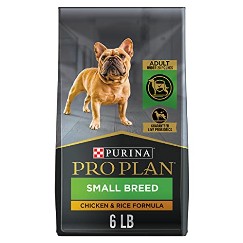 Purina Pro Plan High Protein Small Breed Dog Food, Chicken & Rice Formula - (5) 6 lb. Bags