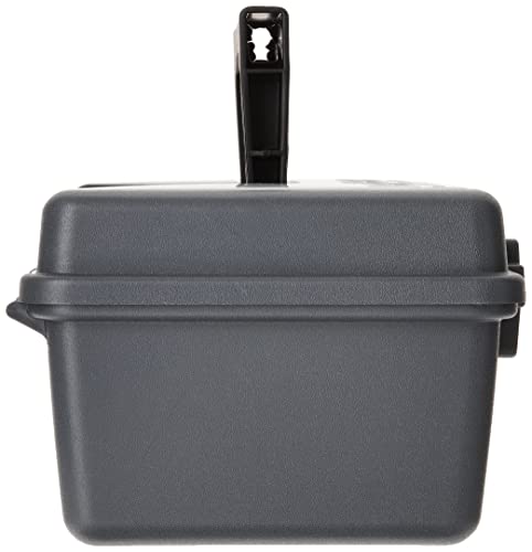 Plano Molding 114-002 13-Inch Compact Tool Box, Graphite Gray with Black Handle and Latches