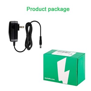 MyVolts 12V Power Supply Adaptor Compatible with/Replacement for Brother PT-D400, PT-D400AD, PT-D400VP Label Printer - US Plug