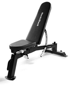 nordictrack adjustable utility bench, black