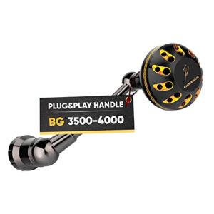 gomexus power handle compatible with daiwa bg 3500 4000 plug-and-play reel handle