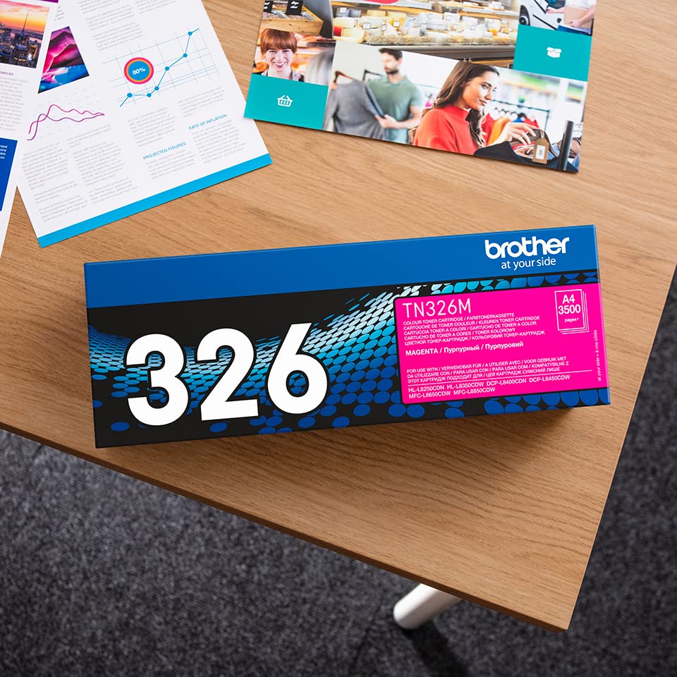 Brother Tn326 Toner Cartridge - Magenta