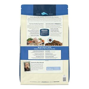 Blue Buffalo Life Protection Formula Natural Adult Dry Dog Food, Chicken and Brown Rice 30-lb