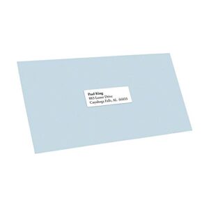 Office Depot White Inkjet/Laser Address Labels, 1in. x 2 5/8in., Box Of 7,500, 505-O004-0005