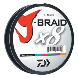 j-braidx8, filler spool, multi-color, mono dia.= 10lb.