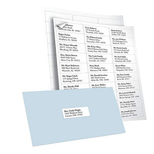 Office Depot White Inkjet/Laser Address Labels, 1in. x 2 5/8in., Box Of 3,000, 505-O004-0004