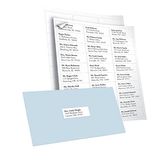 Office Depot White Inkjet/Laser Address Labels, 1in. x 2 5/8in., Box Of 3,000, 505-O004-0004