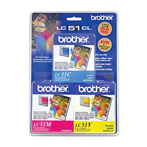 Brother MFC-5460CN 3-Pack Combo Pack Ink Standard Yield (3x 400 Yield)(C/M/Y)