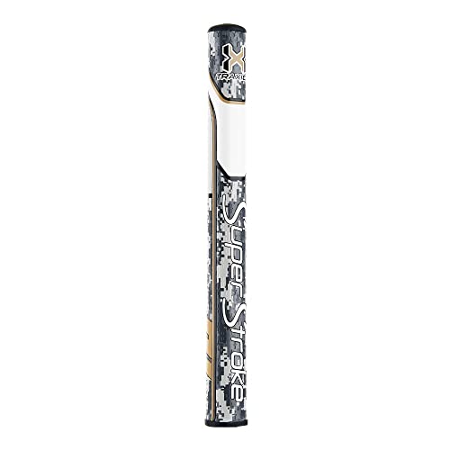 SuperStroke Traxion Tour Golf Putter Grip, Digi Camo/Tan (Tour 1.0) | Advanced Surface Texture That Improves Feedback and Tack | Minimize Grip Pressure with a Unique Parallel Design (070037)