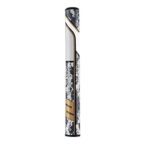 SuperStroke Traxion Tour Golf Putter Grip, Digi Camo/Tan (Tour 1.0) | Advanced Surface Texture That Improves Feedback and Tack | Minimize Grip Pressure with a Unique Parallel Design (070037)