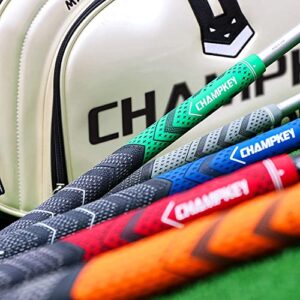 CHAMPKEY Golf Grips 13 Pack | Come with Solvent,15 Tapes,Vise Clamp and Hook Blade | All Weather Control and High Feedback Golf Club Grips