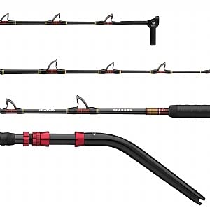 Daiwa Seaborg Dendoh Rod | 6' X-Heavy | Sections=2 | 80-200 lb. Line Weight | Long Curved