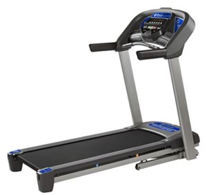 horizon fitness t101 foldable treadmill for running and walking with bluetooth connectivity, incline, 300+ lbs weight capacity, running machine for home exercise