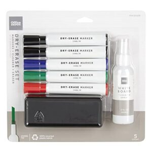 office depot® brand dry-erase marker set, assorted colors