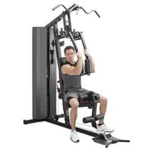 marcy 200 lbs. stack home gym multifunction total body training station mkm-81010