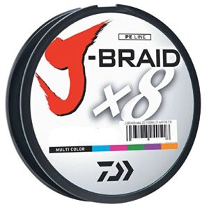 daiwa jb8u40-300mu j-braid x8 8 strand braided line, 40lb 300m