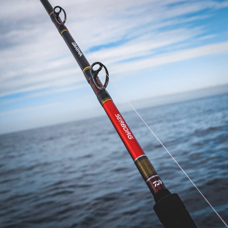 Daiwa Seaborg Dendoh Rod | 5'6" Heavy | Sections=2 | 60-150 lb. Line Weight | Long Curved