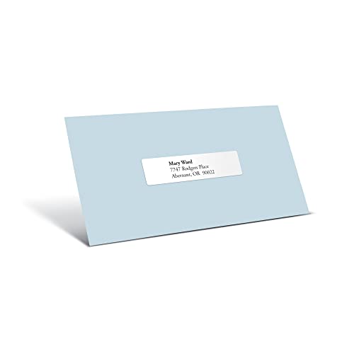 Office Depot White Inkjet/Laser Address Labels, 1in. x 4in., Pack Of 500, 505-O004-0006