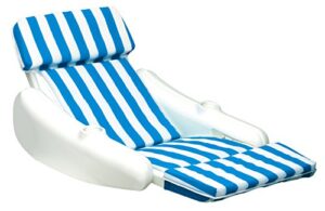 swimline sunchaser padded floating lounger