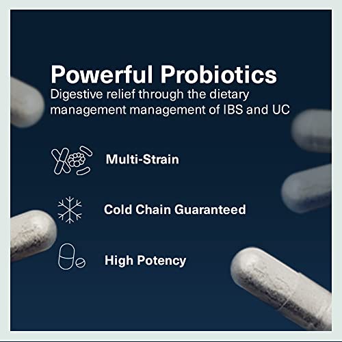 VSL#3® Probiotics Medical Food for Dietary Management of Irritable Bowel Syndrome (IBS), High Potency & Dose, 1 Gastro Recommended Multi-Strain Probiotic, 112.5 Billion CFU, 60 Capsules, 2 Pack