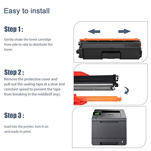 HUIAYA TN310Y TN-310Y Compatible Toner Cartridge Replacement for Brother MFC-9640CDN 9650CDW 9970CDW HL-4150CDN 4140CW 4570CDW 4570CDWT Printer, 1 Pack Yellow TN-310 Toner