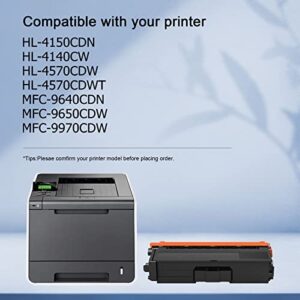 HUIAYA TN310Y TN-310Y Compatible Toner Cartridge Replacement for Brother MFC-9640CDN 9650CDW 9970CDW HL-4150CDN 4140CW 4570CDW 4570CDWT Printer, 1 Pack Yellow TN-310 Toner