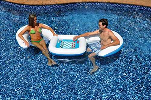 Swimline Game Station Set with Waterproof Playing Cards, white/blue (90675)