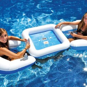 Swimline Game Station Set with Waterproof Playing Cards, white/blue (90675)