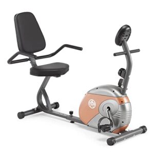 marcy recumbent exercise bike with resistance me-709