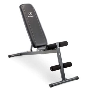 marcy exercise utility bench for upright, incline, decline, and flat exercise sb-261w , black, 42.00 x 19.00 x 51.00 inches