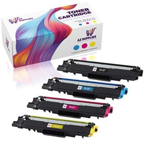 az supplies compatible toner cartridge replacement brother tn227k tn227m tn227y tn227c use in hl-l3210cw-l3230-l3270-l3290cdw mfc-l3710cw-l3750-l3770cdw (black, high yield cyan magenta yellow, 4pack)