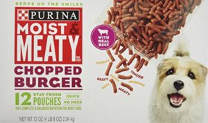 moist & meaty chopped burger by nestle purina petcare