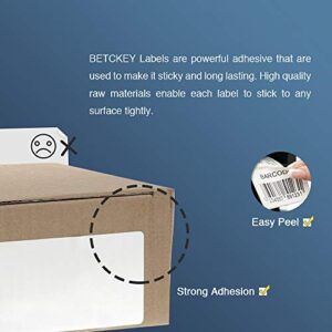 BETCKEY - Compatible Continuous Labels Replacement for Brother DK-2210 (1.1 in x 100 ft), Use with Brother QL Label Printers [1 Roll]