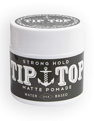 TIP TOP Matte Water Based Strong Hold Pomade 4.25oz