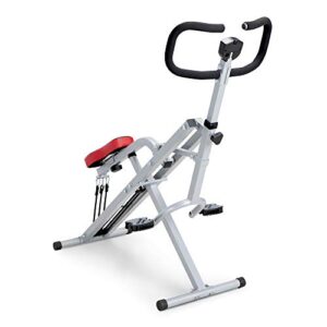 Marcy Squat Rider Machine for Glutes and Quads Workout XJ-6334, Silver & Black