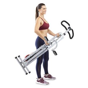 Marcy Squat Rider Machine for Glutes and Quads Workout XJ-6334, Silver & Black