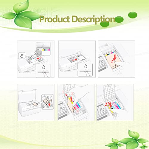 161 163XL Compatible Ink Cartridge Replacement for Brother DCP-J152W DCP-J552DW DCP-J752DW MFC-J245 MFC-J470DW MFC-650DW Printer Set*3