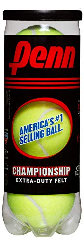 Penn Championship Tennis Balls - Extra Duty Felt Pressurized Tennis Balls - 24 Cans, 72 Balls