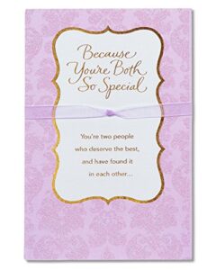 american greetings anniversary card for couple (you’re both so special)